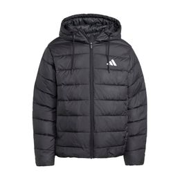 adidas Sportswear Sportjacke 'ESS' Herren Gr&ouml;&szlig;e XS schwarz / wei&szlig;