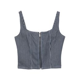 Pull&Bear Pull&bear Top Damen Gr&ouml;&szlig;e S dunkelblau / offwhite