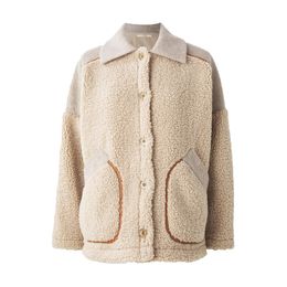 Sessun Fleecejacke 'ICY ROCKY' Damen Gr&ouml;&szlig;e S creme / umbra