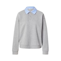 Mbym Poloshirt 'Royla-M' Damen Gr&ouml;&szlig;e M hellblau / grau / wei&szlig;