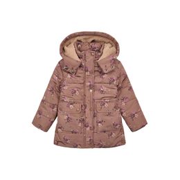 STACCATO Jacke M&auml;dchen Gr&ouml;&szlig;e 116/122 beige / hellbraun / lila / brombeer
