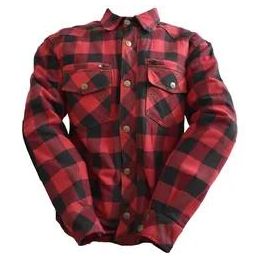 Bores Lumberjack Jacken-Hemd schwarz / rot Herren S