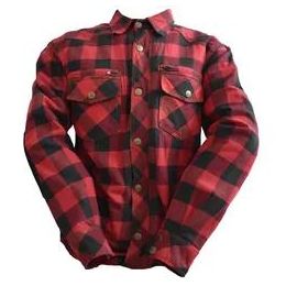 Bores Lumberjack Jacken-Hemd schwarz / rot Herren M