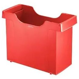 Leitz Plus Uni-Box Hängeregisterbox 36,5 x 17 x 27,3 cm DIN A4 20 Mappen Kunststoff Rot