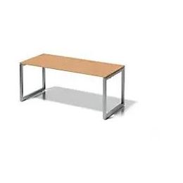 Bisley Cito Schreibtisch Rechteckig Buche O-Fuß-Gestell 1.800 (B) x 800 (T) x 740 (H) mm MFC (Melaminbeschichtete Spanplatte), Stahl