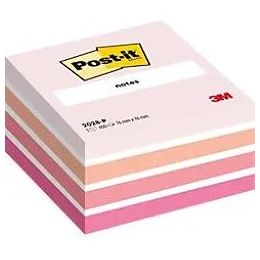 Post-it Haftnotizenwürfel 76 x 76 mm Pink 450 Blatt