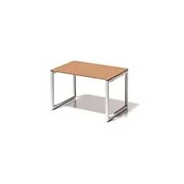 Bisley Cito Schreibtisch Rechteckig Buche O-Fuß-Gestell 1.200 (B) x 800 (T) x 740 (H) mm MFC (Melaminbeschichtete Spanplatte), Stahl