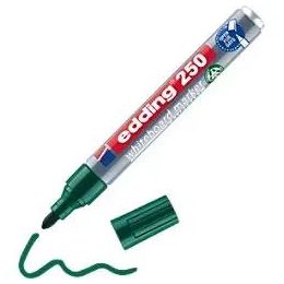 Edding 250 Non-permanent Whiteboard-Marker Gr&uuml;n Mittel Rundspitze 1,5 - 3 mm 100% Recycelt
