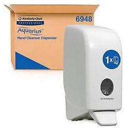 Kimberly-Clark AQUARIUS Handseifenspender Wandmontage Befestigungssystem, Nachfüllbar 1000 ml Weiß