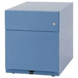 Bisley Rollcontainer Note 2 Schubladen Blau 420 x 565 x 495 mm