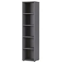 Germania Bücherregal Agenda Graphit mit Aufbau 450 x 400 x 1.970 mm