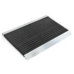 PROFESSIONAL LINE Fußmatte Profi Brush Aluminium, Nylon Schwarz 600 x 900 mm