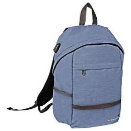Monolith Laptop-Rucksack 9117B 15.6 " Canvas Blau 27 x 17 x 43 cm