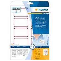 Herma Laser Namensschild 4405 Selbstklebend Weiß 80 x 50 mm 20 Blatt à 10 Etiketten