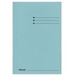 ESSELTE Manilla Jurismappe 1032302 Foolscap Blau Recycelter Karton 250 Blatt 23,3 x 35 x 2 cm 50 Stück