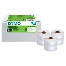 Dymo LW 2093094 Mehrzweck-Etiketten Matte Oberfläche Selbsthaftend 57 (B) x 32 (H) mm 6 Rollen à 1000 Etiketten