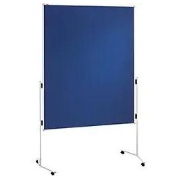 Franken Doppelseitig Filz Moderationstafel Nicht magnetisch 120 (B) x 150 (H) cm Blau