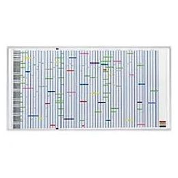 Franken JetPlaner SJP1990 Whiteboard Personalplaner & Projektplaner Jahresplanung Wandmontiert Magnetisch Lackierter Stahl 193 (B) x 100 (H) cm