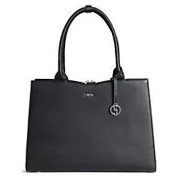 SOCHA Damen Laptoptasche Straight Line Black 15.6 " Kunstleder Schwarz 42 x 13 x 31,5 cm