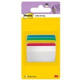 Post-it Index Strong Haftmarker 50,8 x 38 mm Farbig sortiert 6 x 4 Pack