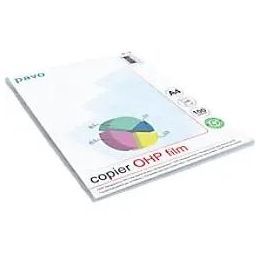 Pavo Copier OHP Folie DIN A4 Transparent 21 cm x 29,7 cm 100 Stück