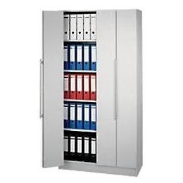 Hammerbacher Flügeltürenschrank 5-5-7400 Grau 1.000 x 420 x 2.004 mm
