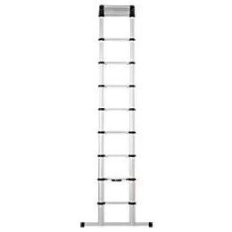 Telesteps Teleskopleiter mit Stabilisierungsstange Eco Line Silber 3,8 m