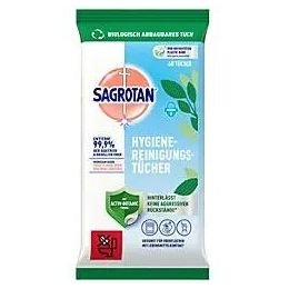 SAGROTAN Anti-Bakterielle Reinigungstücher Packung mit 60 Stück