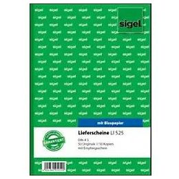 Sigel Lieferschein LI525 DIN A5 Perforiert 50 Blatt