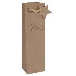 Sigel Geschenkt&uuml;te Weihnachten Kraftpapier Braun 10 x 8 x 35 cm 5 St&uuml;ck