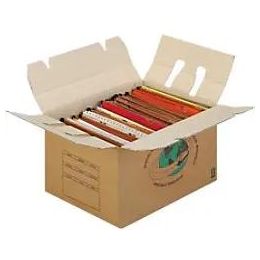 RAJA Umzugskarton 2-wellig Pappe 340 (B) x 260 (T) x 450 (H) mm Braun 20 Stück