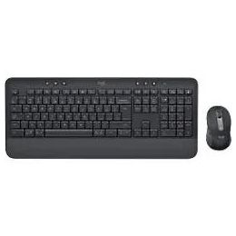 Logitech Business Keyboard und Maus Set MK650 Kabellos QWERTY mit Bluetooth Graphit