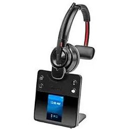 HP Poly Savi Headset Kopf Mit Bluetooth Active Noise Cancelling Mit Mikrofon Stereo