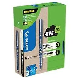 Pilot Pen Pilot Nicht einziehbar Tintenroller Blau 0.5 mm Mittel Nadelspitze Nicht Nachfüllbar 71% Recycelt 40 Stück