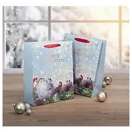 Sigel Geschenktüte Weihnachten Papier Mehrfarbig 26 x 12 x 33 cm 5 Stück