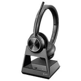HP Poly Savi Kabellos Headset Kopfb&uuml;gel Mit Bluetooth Mit Mikrofon Stereo 7320-M Schwarz