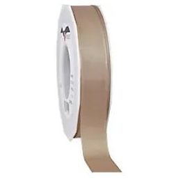 PR&Auml;SENT PRAESENT Taftband 6052550-105 Taupe 25 mm x 50 m 2 St&uuml;ck