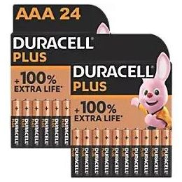 Duracell Batterien Plus Power Boost AAA LR03 Alkali 24 St&uuml;ck