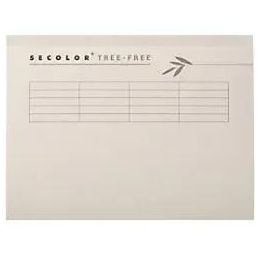 Djois Secolor Tree-Free Aktendeckel Folio Creme Karton 100% Recycelt 226 mm 225 g/m2 10 Stück