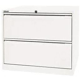 Bisley Hängeregistraturschrank Original 2 Schübe Verkehrsweiß 800 x 622 x 711 mm