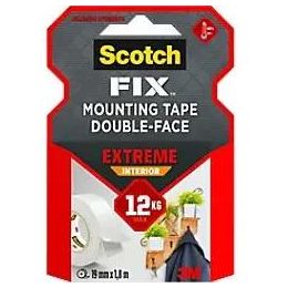 3M Scotch-Fix Klebeband Extreme Interior Weiß 19 mm x 1,8 m