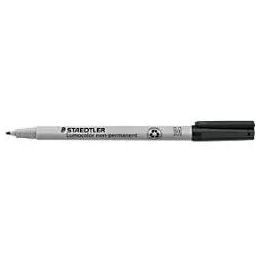 Staedtler Lumocolor 315 OHP-Marker Mittel Rundspitze 1 mm Schwarz Nicht nachfüllbar 10 Stück