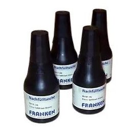 Franken Nachfülltusche Nicht magnetisch Schwarz Z1911 10 4 Stück à 25 ml