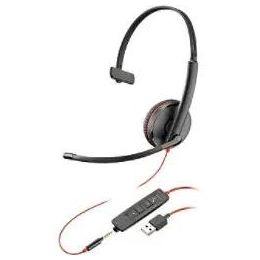 Poly Blackwire Headset Kopfbügel Mit Mikrofon Mono 3215 Schwarz