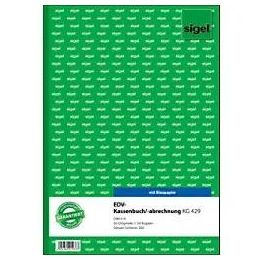 Sigel Kassenbuch Steuerschiene 300 DIN A4 50 Blatt