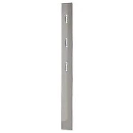Germania Garderobenständer 3255-186 3 Haken Wandhalterung 15 x 4 x 170 cm Grau