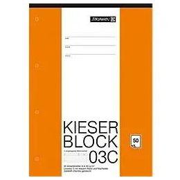 Brunnen LIN3 Notizblock DIN A4 Liniert Geleimt Papier Nicht perforiert 50 Blatt