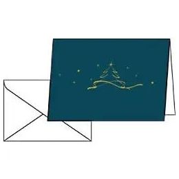 Sigel Weihnachtskarte 21,1 x 9 cm Mehrfarbig 20 Stück