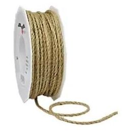 PRÄSENT PRAESENT Kordel Jute 4360425-105 Natur 4 mm x 25 m 2 Stück