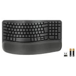 Logitech Kabellose Tastatur Wave Keys 920-012327 QWERTZ DE Graphit